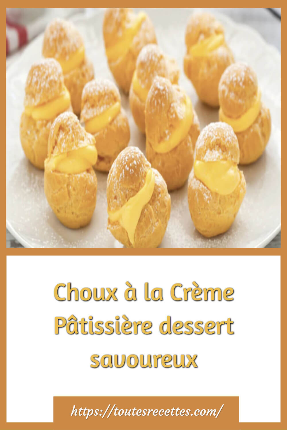 Choux à la Crème Pâtissière dessert savoureux – Toutes Recettes