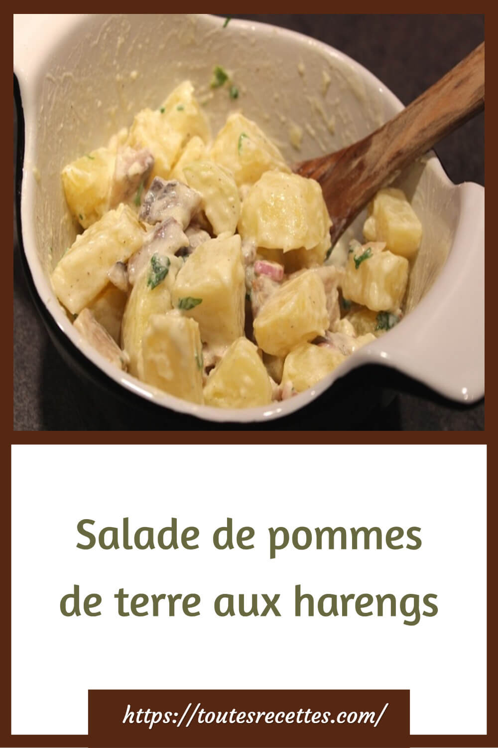 Salade de pommes de terre aux harengs – Toutes Recettes