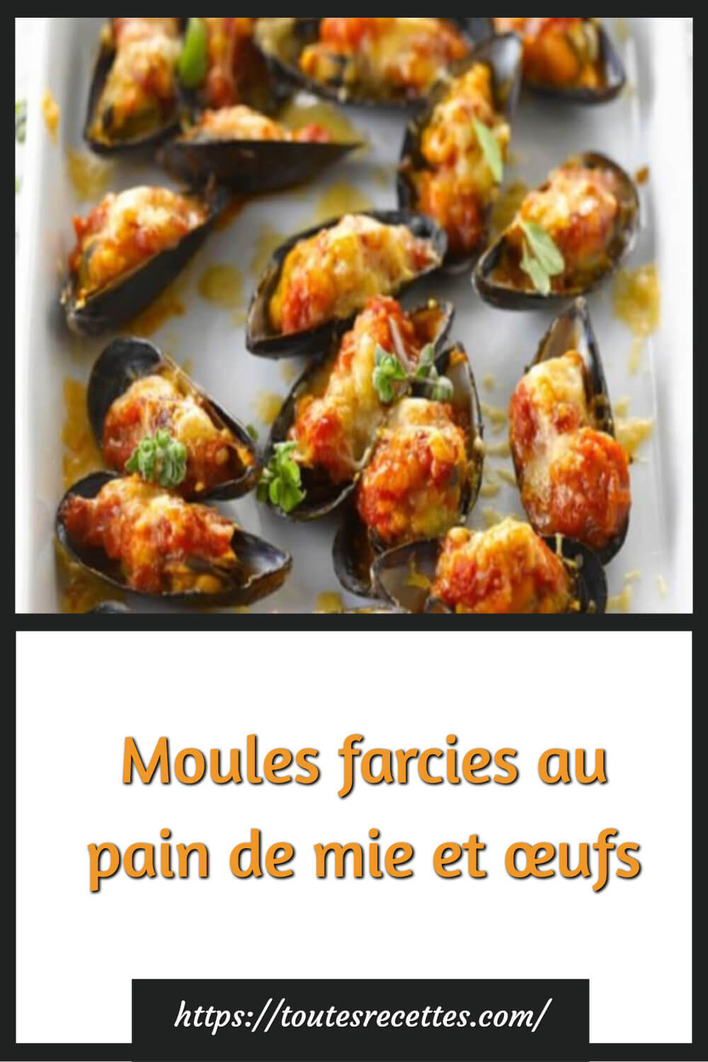 Moules farcies au pain de mie et œufs – Toutes Recettes