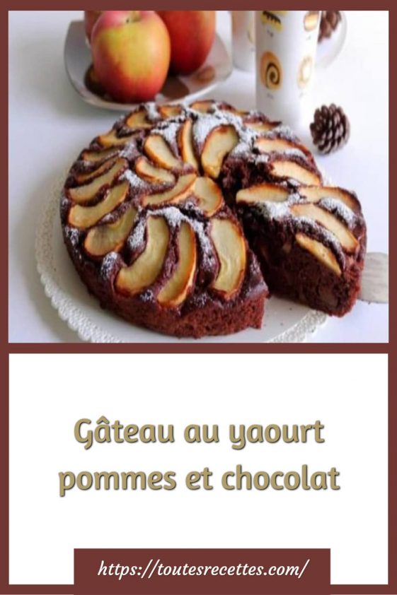 Gâteau au yaourt pommes et chocolat – Toutes Recettes