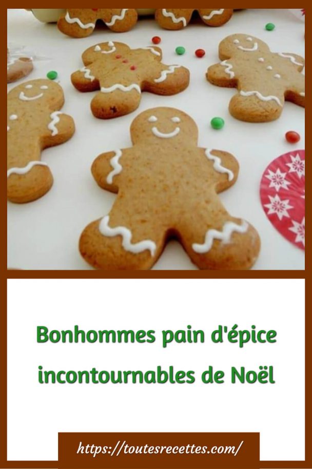 Bonhommes pain d’épice incontournables de Noël – Toutes Recettes