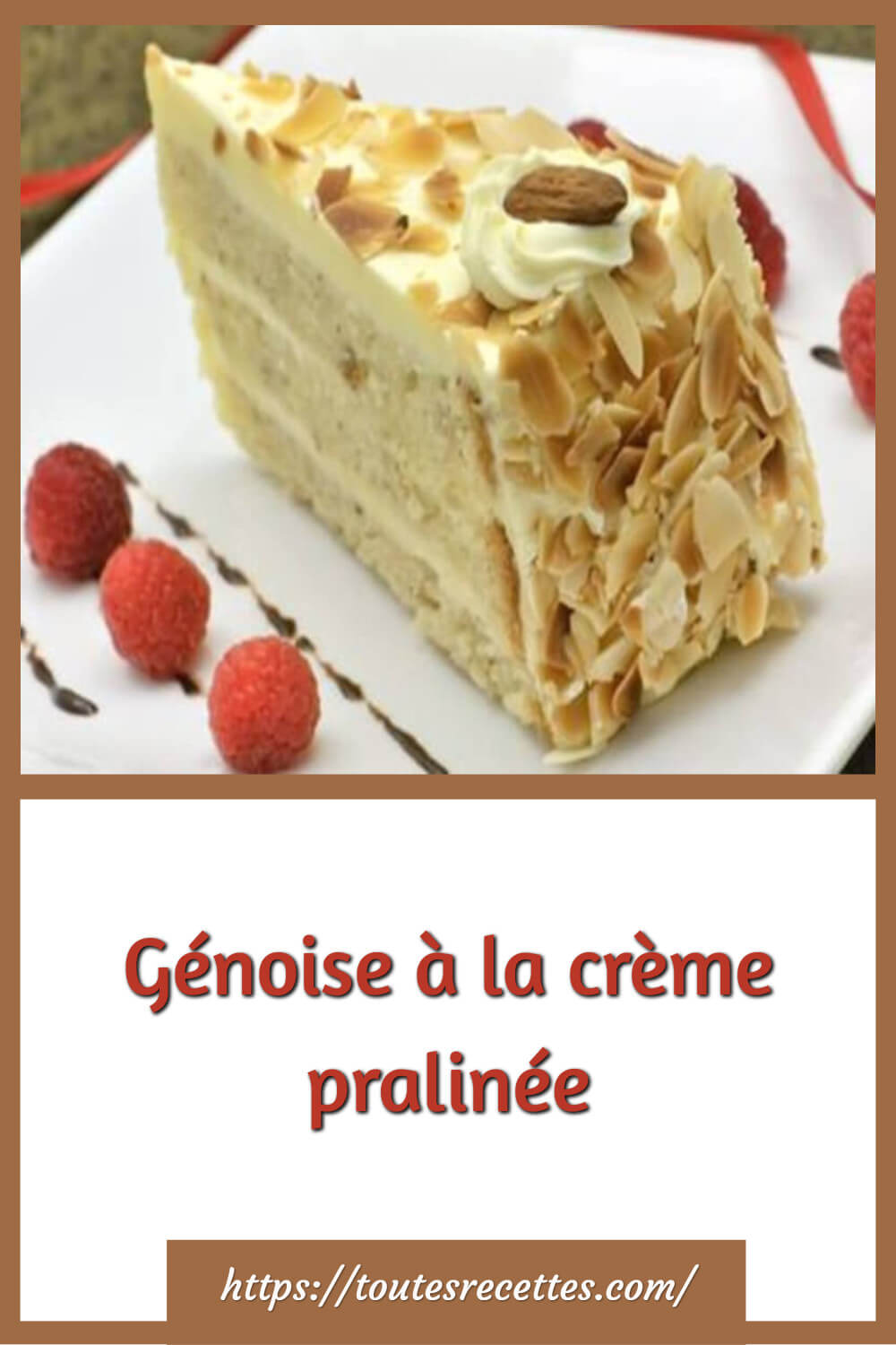 Génoise à la crème pralinée – Toutes Recettes