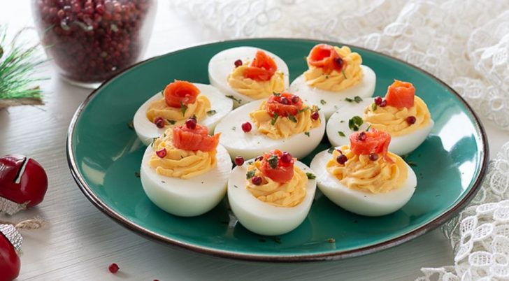 Œufs durs farcis au saumon entrée simple et originale – Toutes Recettes