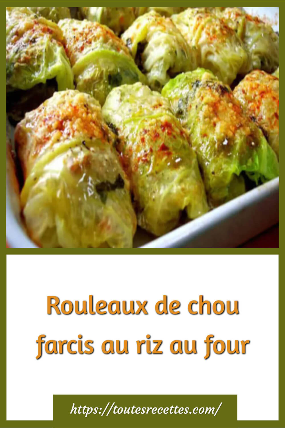 Rouleaux de chou farcis au riz au four – Toutes Recettes